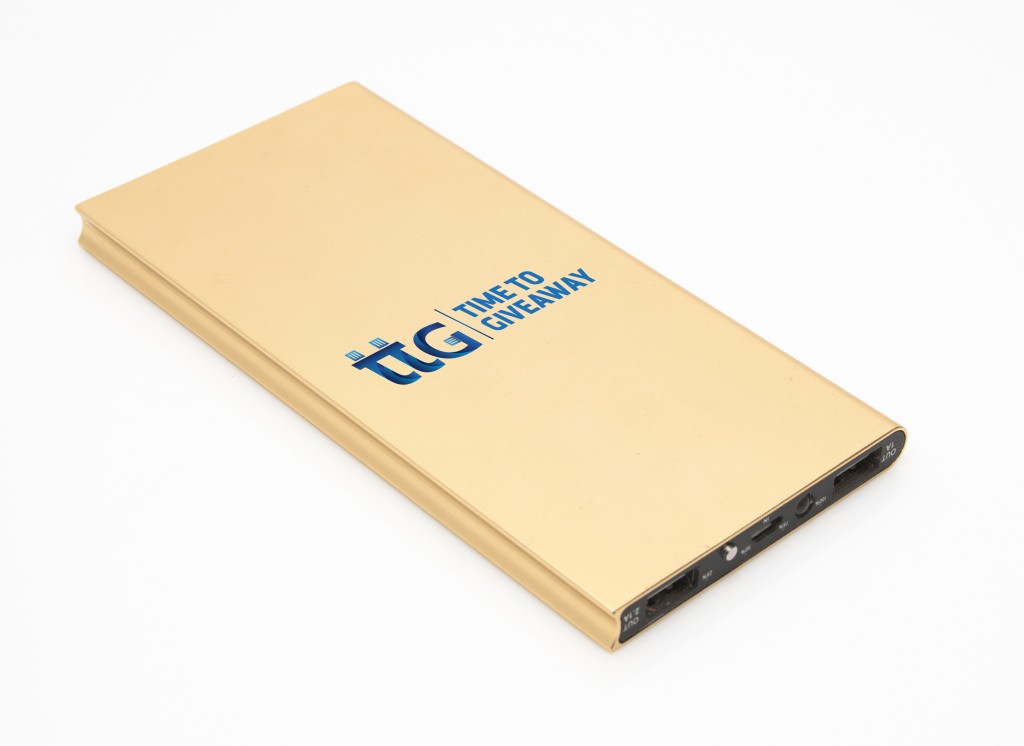 Metallic Power Bank 10000 mAh - Time To Giveaway Egypt